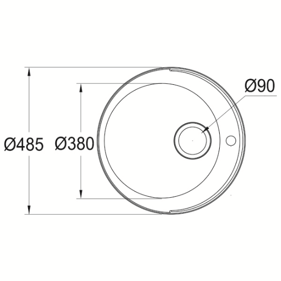 Franke B2B. RONDO RDX610-48 TAP LANDING