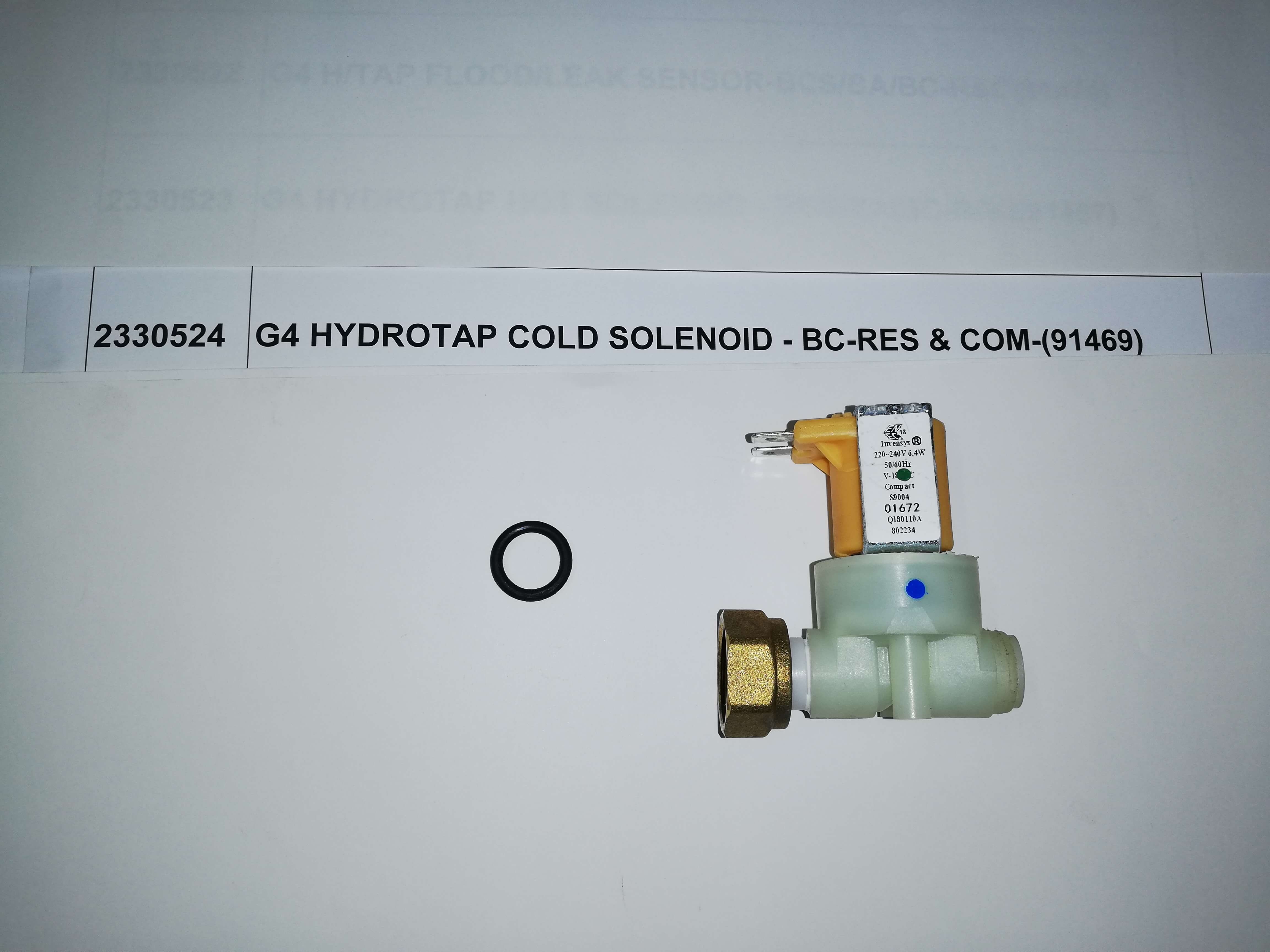 Franke B2B. G4 Hydrotap Cold Solenoid for BC